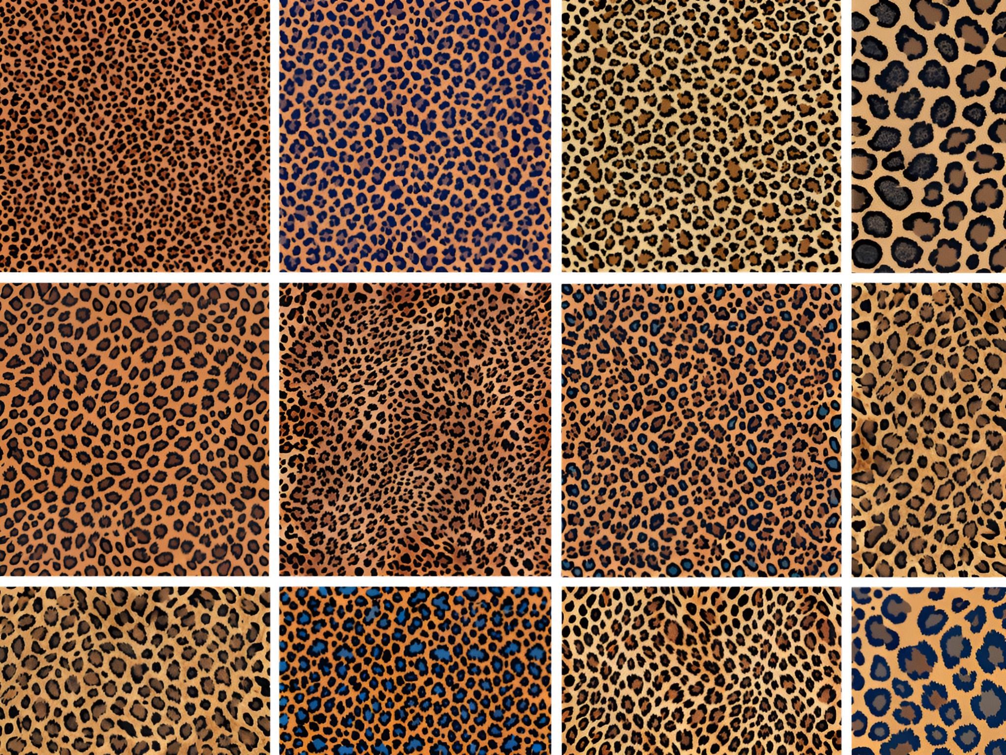 Leopard Seamless Pattern. Leopard Print Seamless Pattern. Digital Paper ...