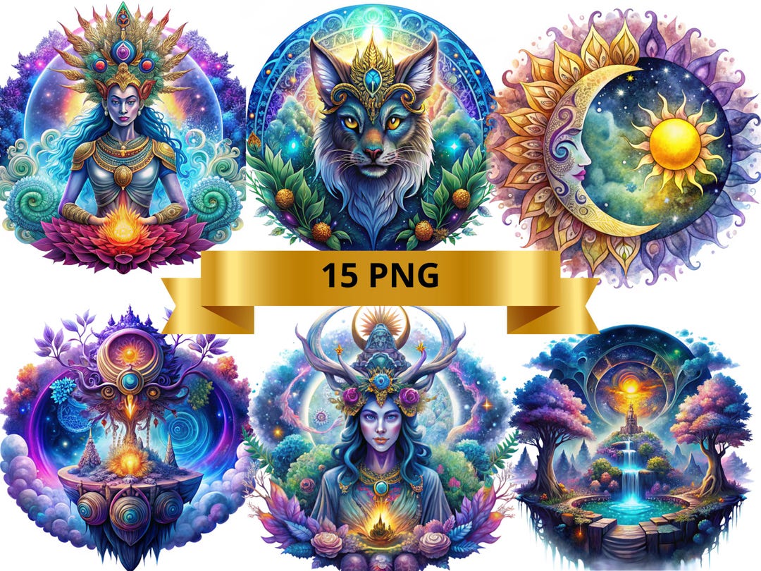 Mystical Clipart, Occult Clipart, Witchcraft Clipart, Spiritual Clipart ...