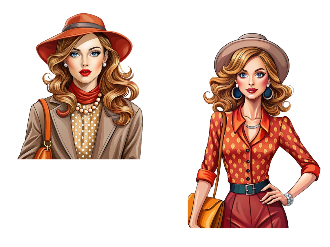 Fashion Girl Clipart, Fashion Clipart, Beautiful Girls Clipart ...