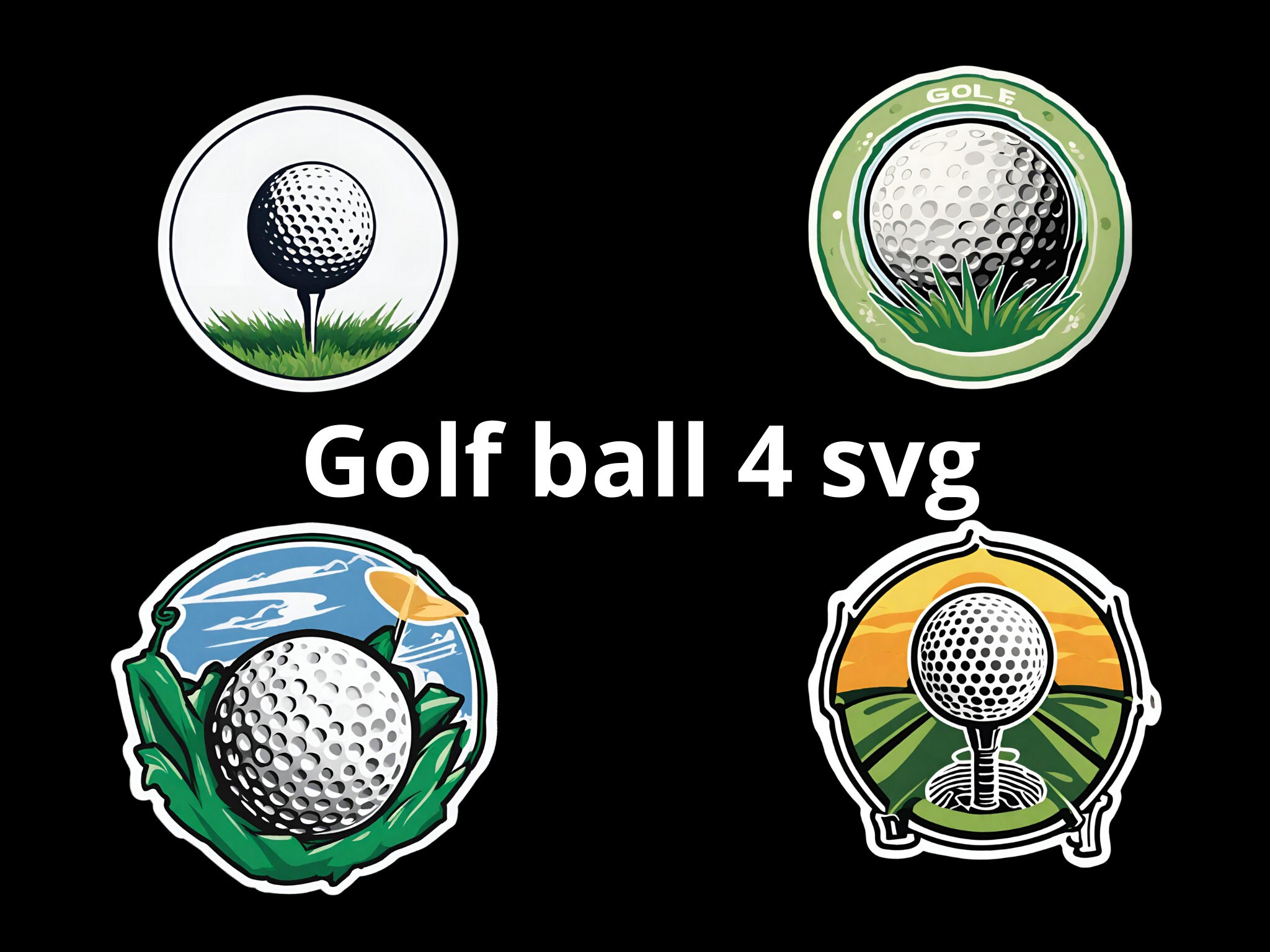 Golf Ball Svg, Golf Ball Vectors, Golf Clipart, Golf Svg, Golf Ball ...