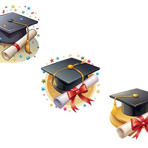 Graduation Clipart. Graduation Cap Clipart. Graduate PNG. Clipart ...
