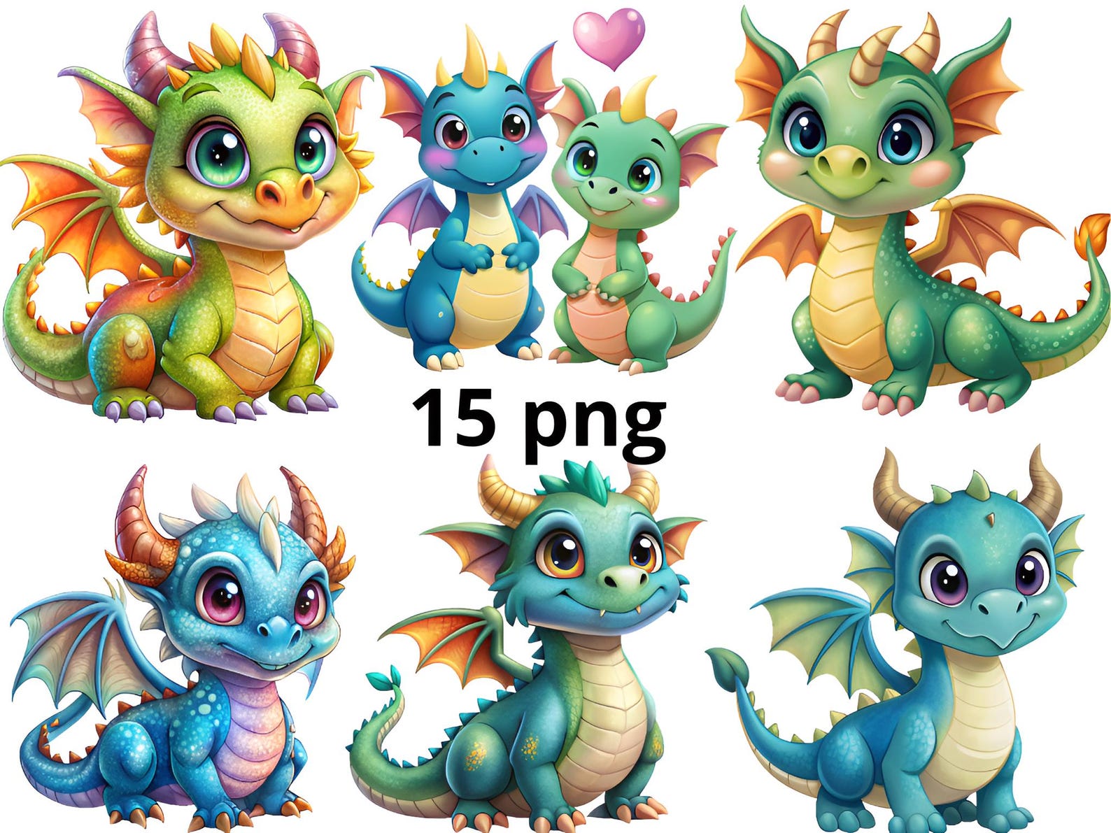 Cute Dragon Clipart, Dragon Clipart, Cute Baby Dragon, Cute Dragon Png ...