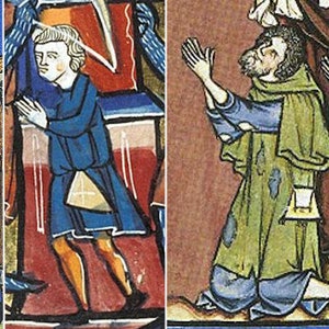 Medieval Reenactment Leather Satchel / Pilgrim's Bag Early 13th-century ...