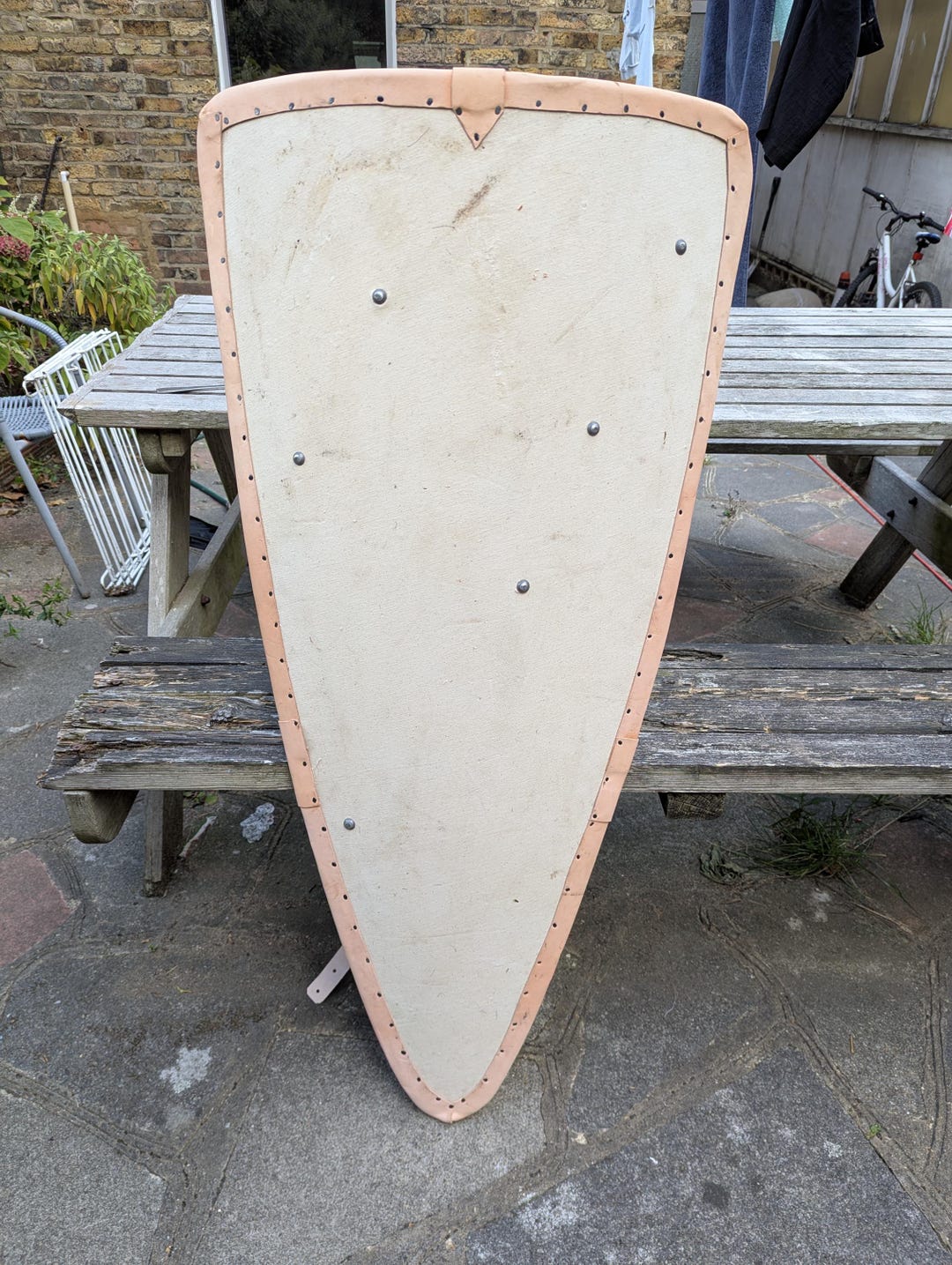 Historical Medieval Kite Shield Flat-topped Combat Safe - Etsy