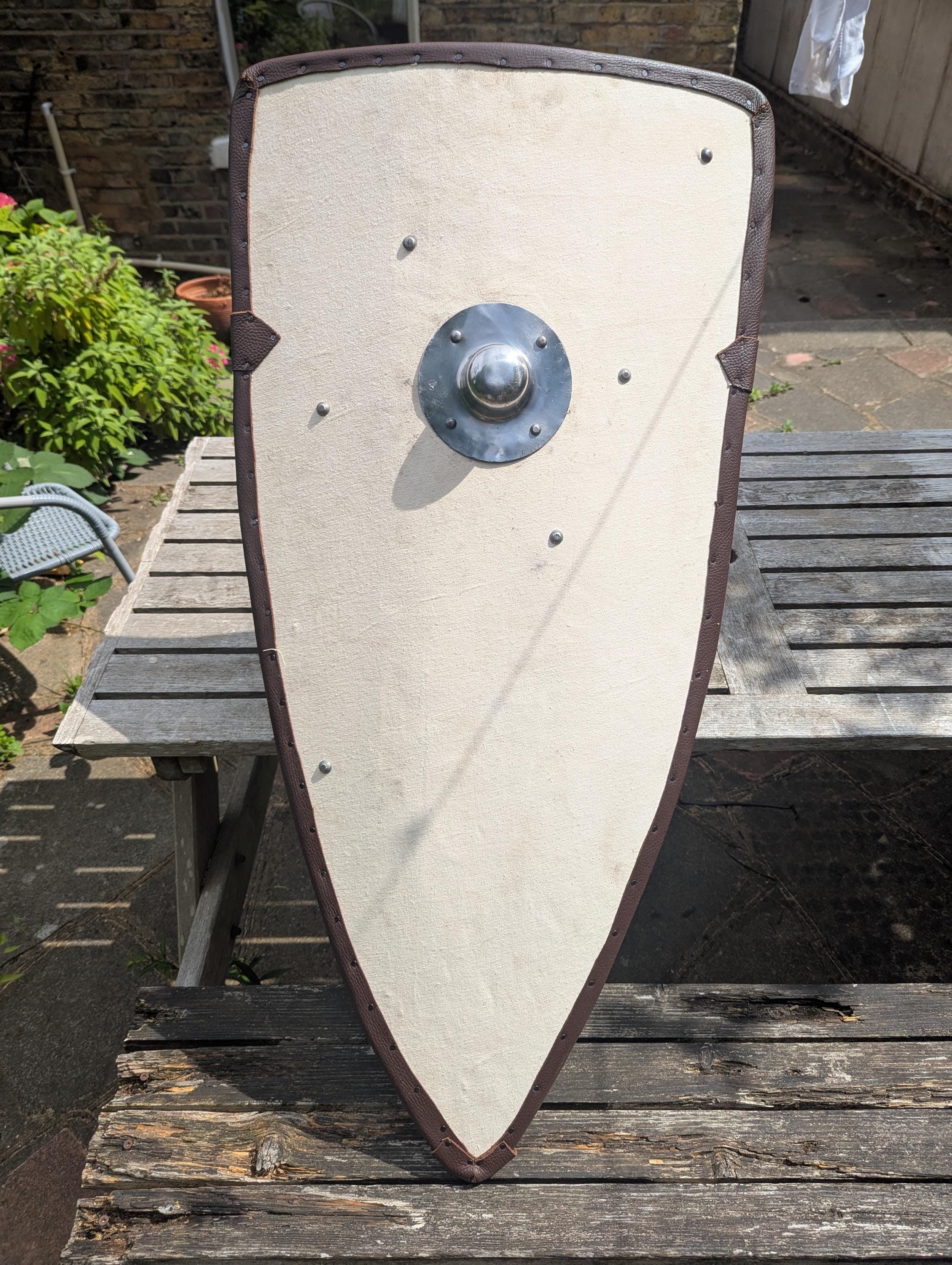 Historical Medieval Kite Shield Flat-topped Combat Safe - Etsy