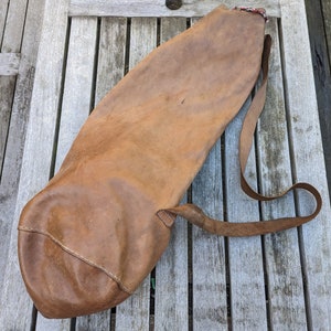 Leather Duffelbag for Reenactment / Larp / Cosplay hand-stitched - Etsy