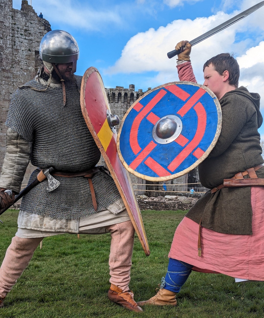 Viking Roundshield Historical Recreation for Reenactment and Display ...
