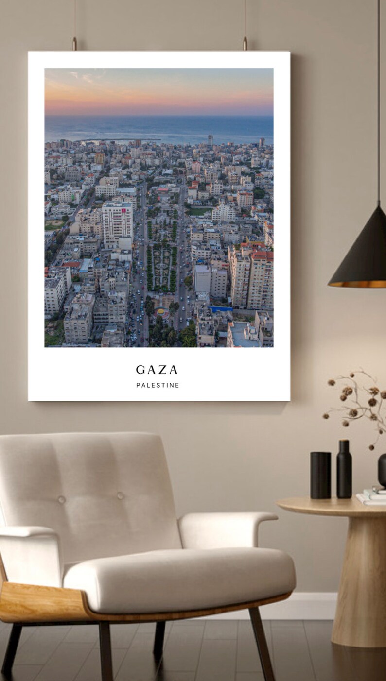 Palestine Print, Gaza Palestine Wall Art Print Poster Digital Download ...