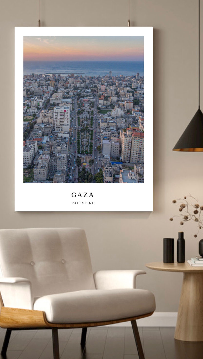 Palestine Print, Gaza Palestine Wall Art Print Poster Digital Download ...