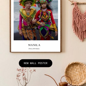 Manila the Philippines Print Poster Digital Download, Wall Art Decor - Etsy