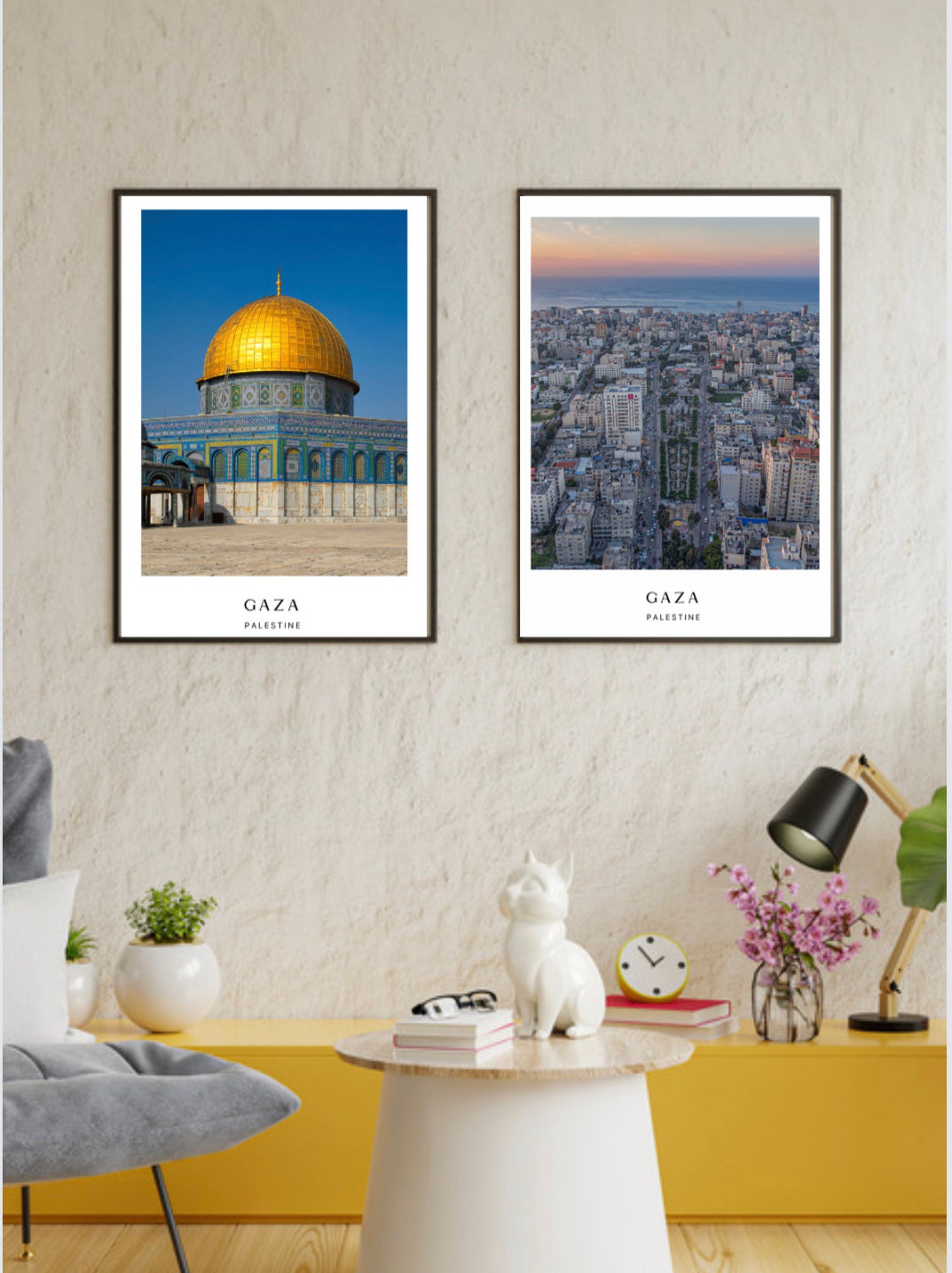 Palestine Print, Gaza Palestine Wall Art Print Poster Digital Download ...