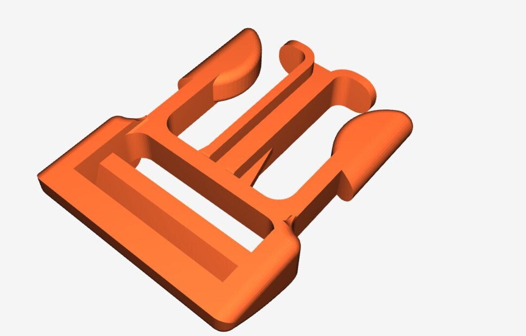 Backpack Buckle 2 Units, 3d Printed, Quick-release Buckles, Side ...