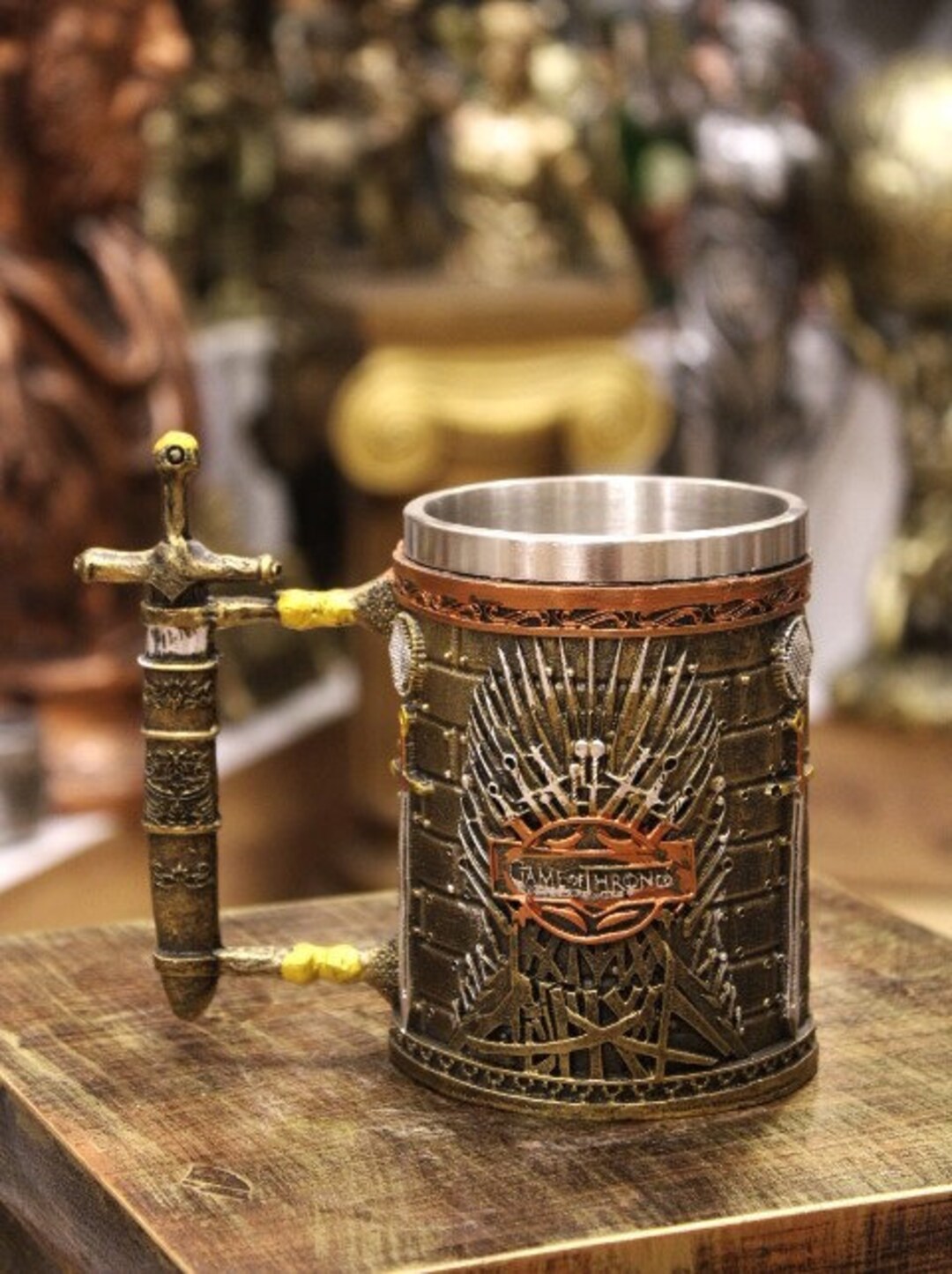 Game of Thrones Iron Throne Chalice Westeros Sword Chair - Etsy Game of Thrones Iron Throne Chalice Westeros Sword Chair - Etsy