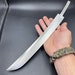 Japanese Hidden Tang Wakizashi Blade, Long Tanto Knife Blank, N690 ...
