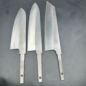 N690 Chef Knife Blank, Japanese Kitchen Blade, Knife Making Supplies ...