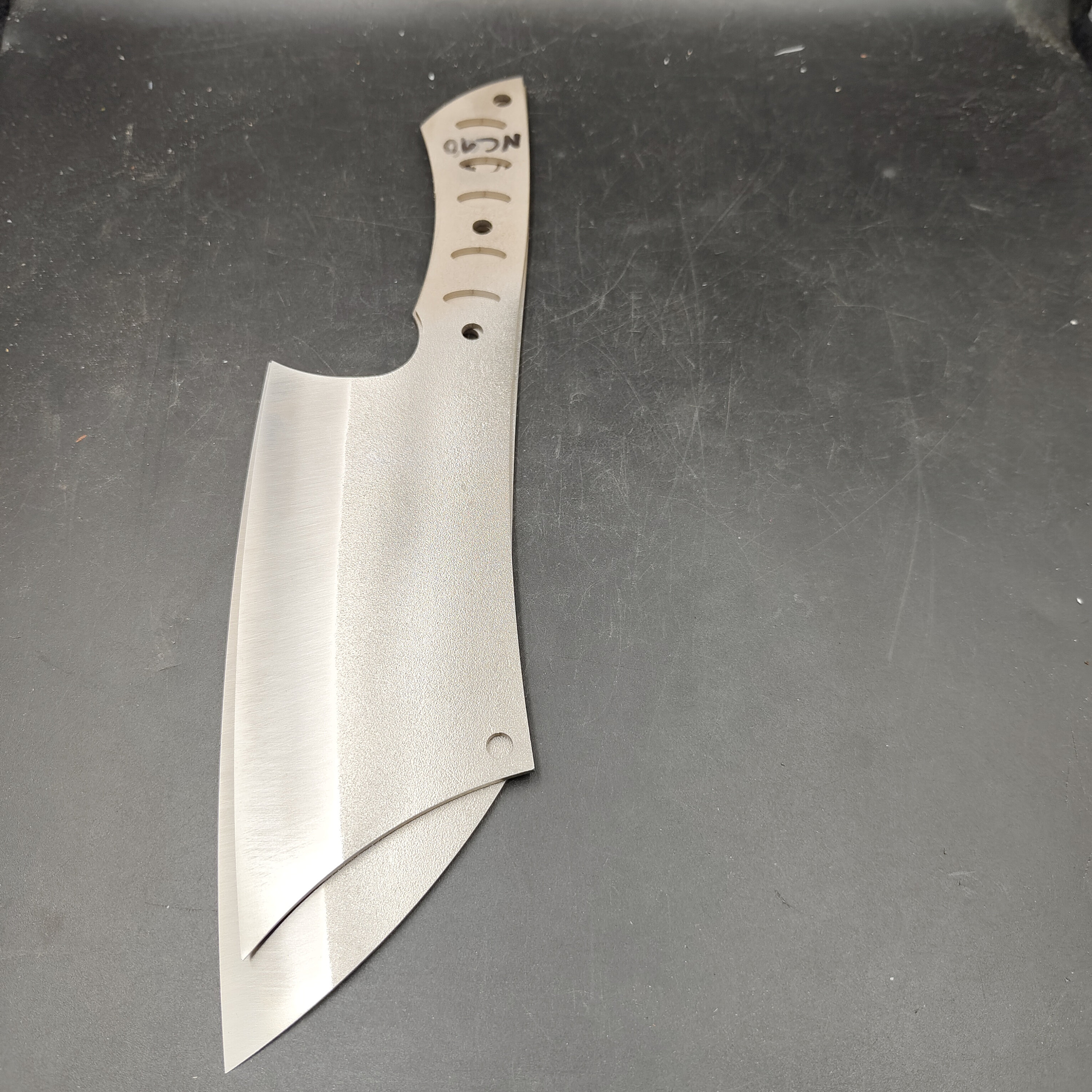 Cleaver Style Chef Knife Blank, Almazan Kitchen Chopping Blade, Knife ...