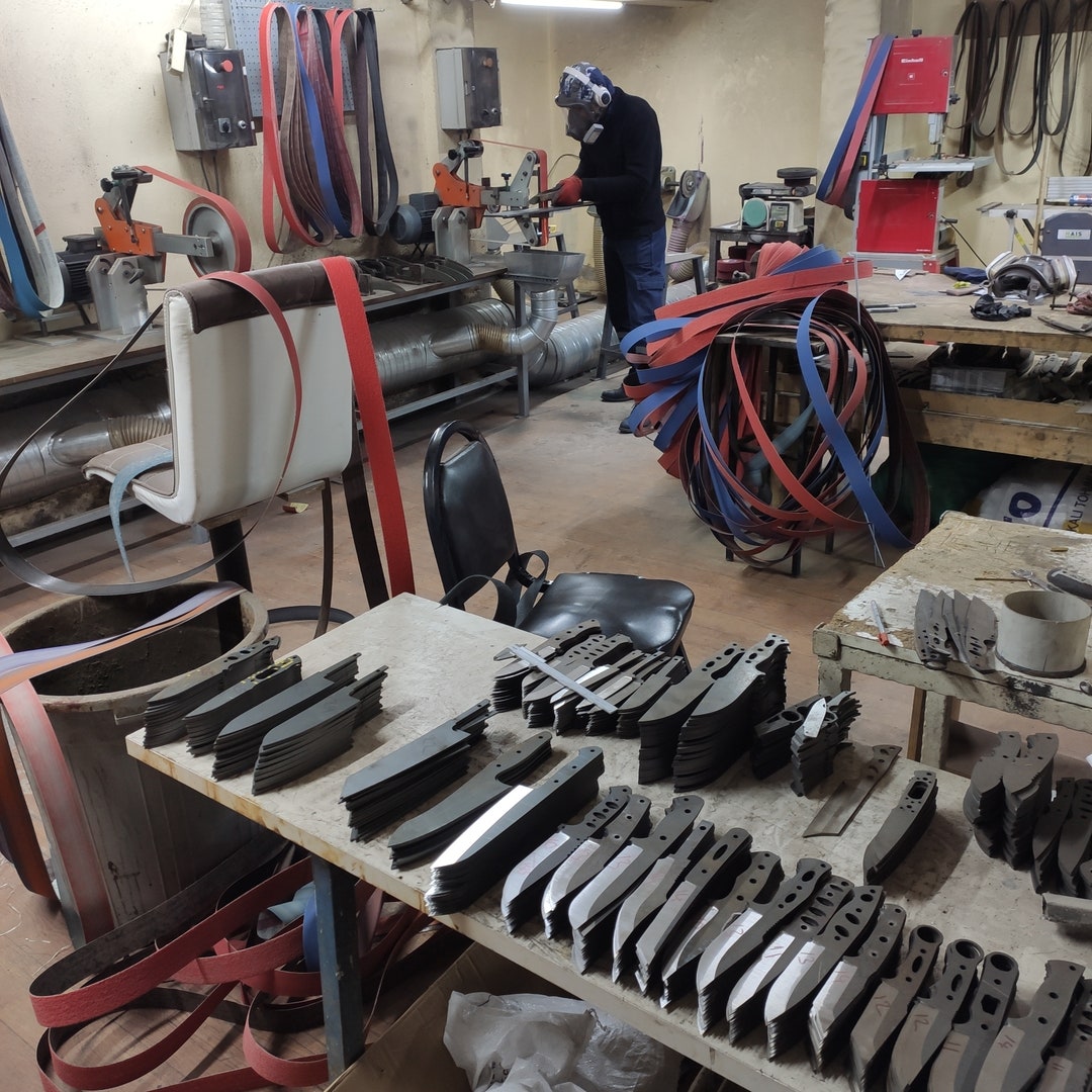 Knife Blade Blank Lots, Knife Maker Supplies, Hardened & Ground or ...