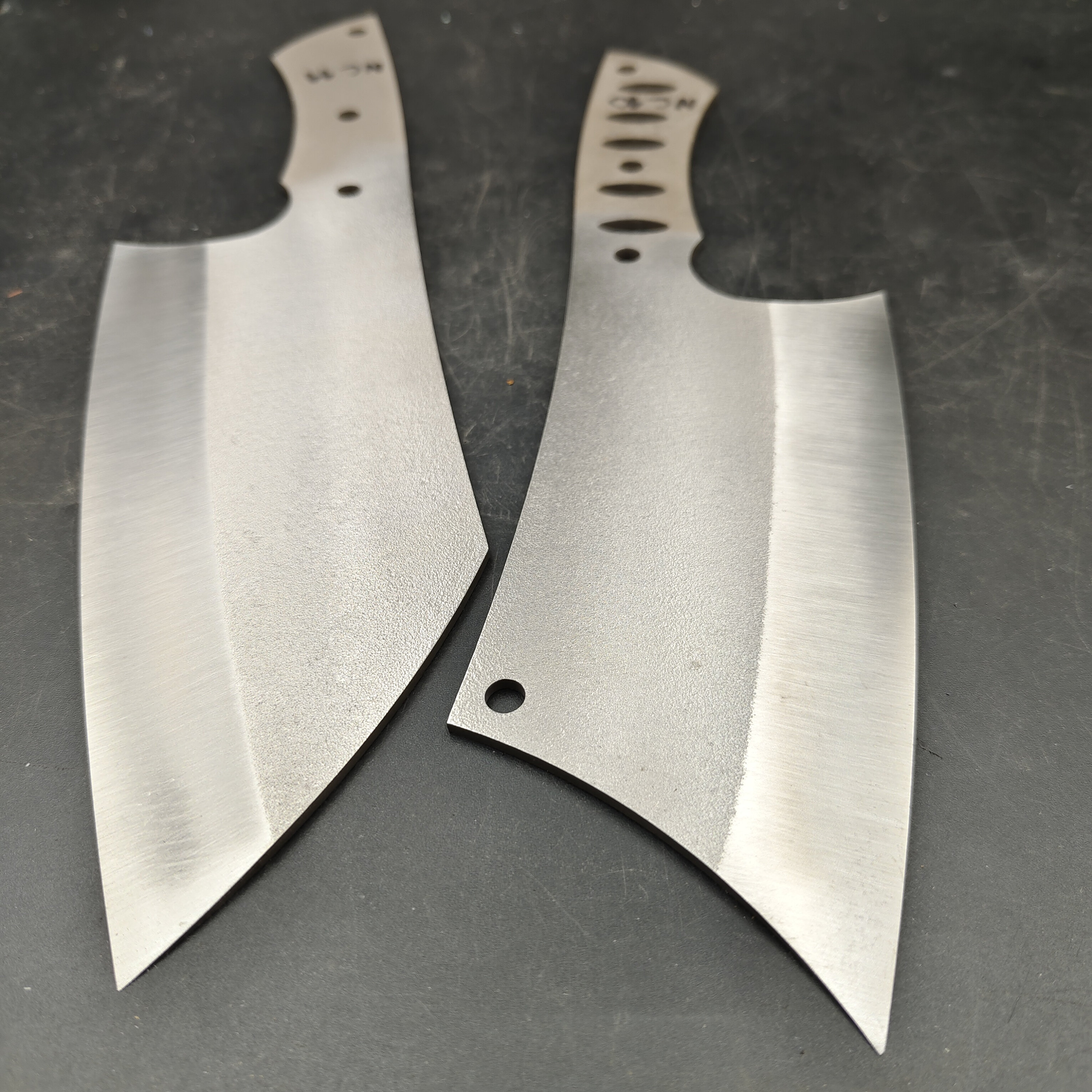 Cleaver Style Chef Knife Blank, Almazan Kitchen Chopping Blade, Knife ...