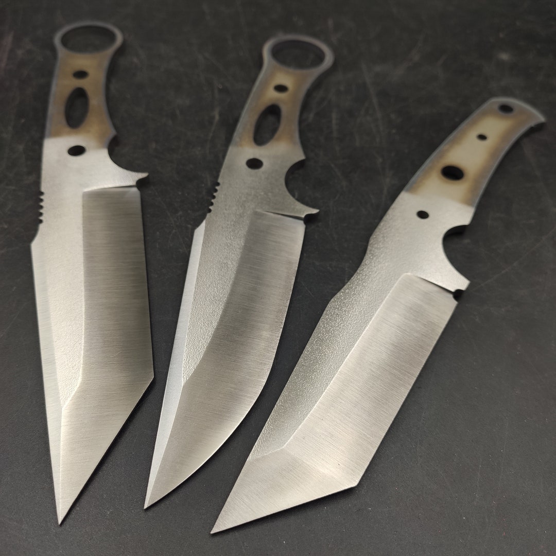 Elmax EDC Knife Blank, Tanto Blade Knife Maker Supplies - Etsy