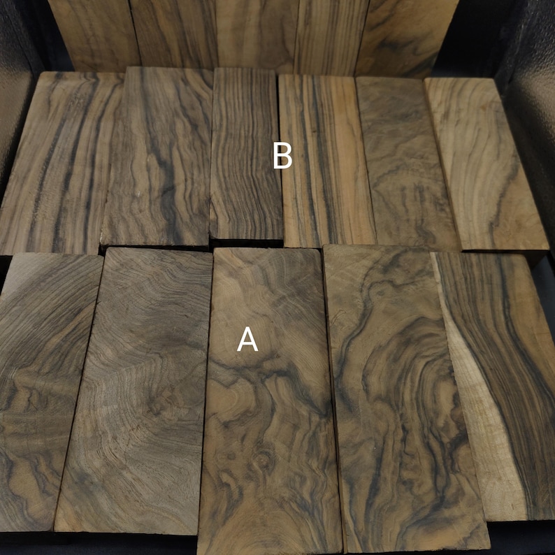 Turkish Walnut Wood Blank, Wood Burl Block for Knife Scales, Knife ...