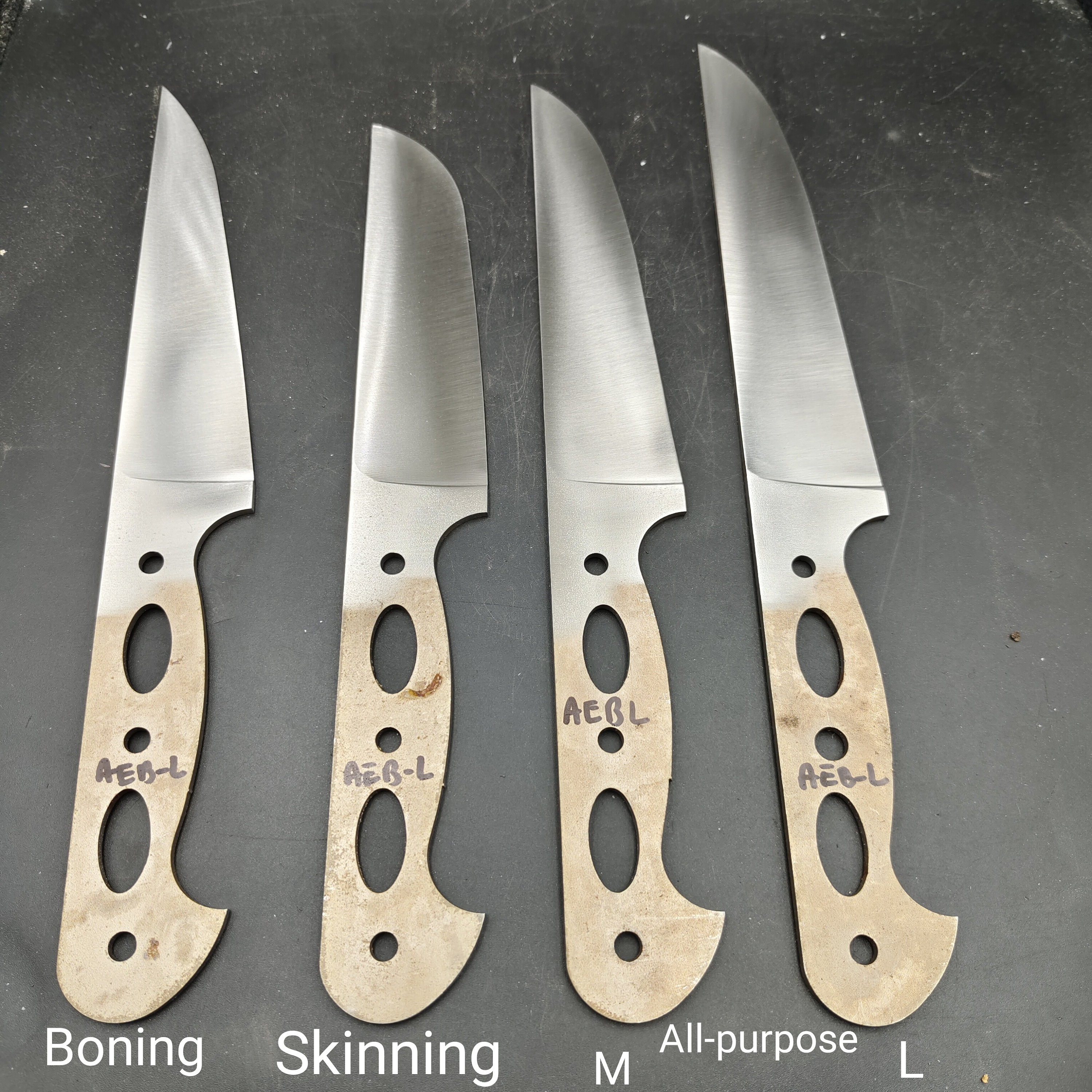 Kitchen Knife Blank, Hardened All Purpose Blade, Stainless N690 Vanax ...
