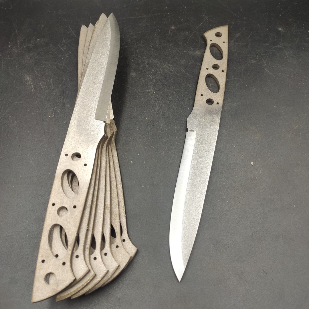 Lot of 8 Pcs Scandi Knife Blade Blanks, N690 Steel Knife Making Supplies - Etsy