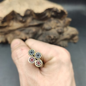 Mosaic Pin, Knife Making Brass Rods, Knife Maker Supplies , 6&8 Mm ...