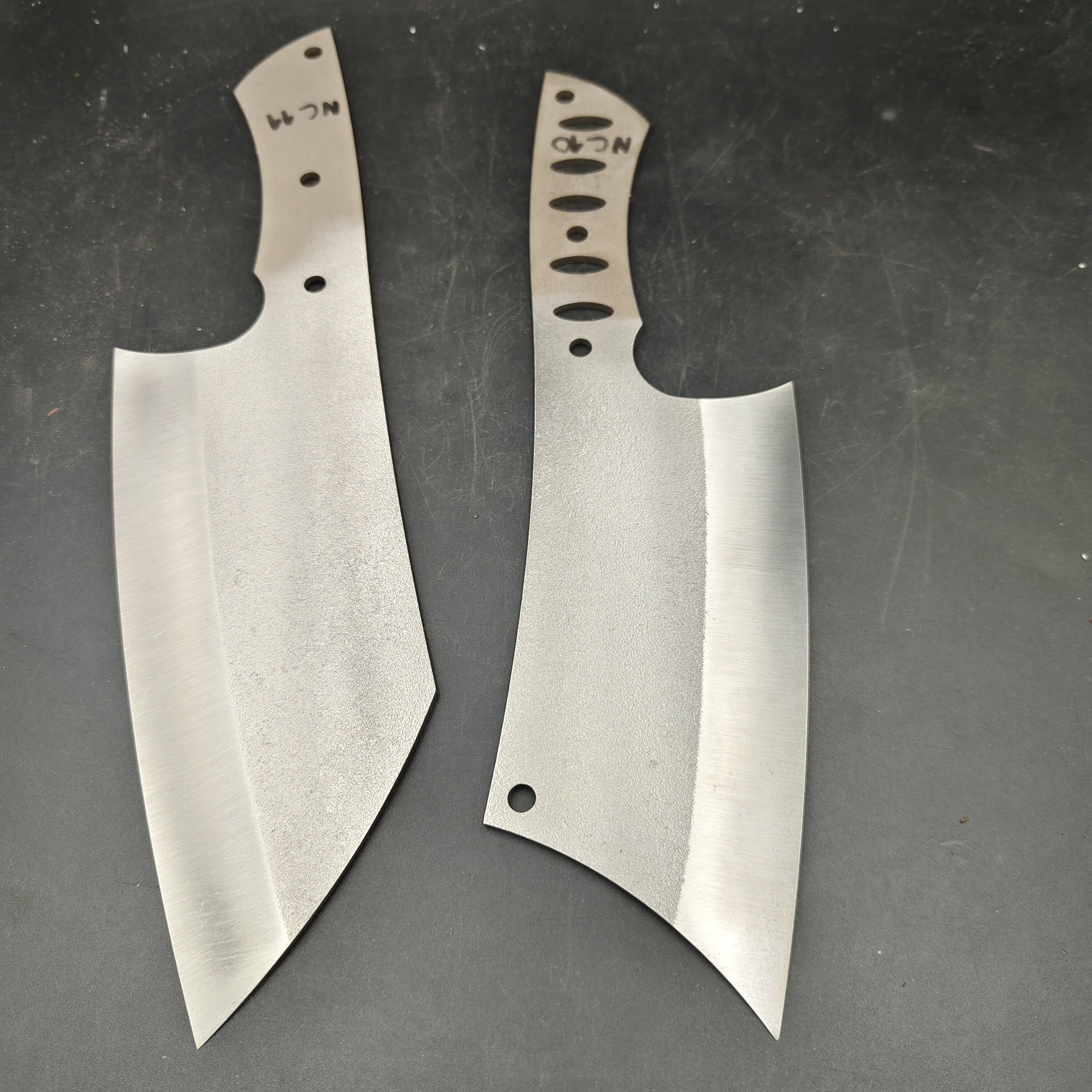 Cleaver Style Chef Knife Blank, Almazan Kitchen Chopping Blade, Knife ...