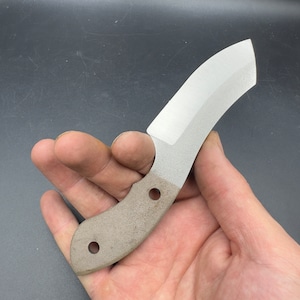 Mini Cleaver Neck Knife Blank, EDC Knife Making Blade, Heat Treated ...