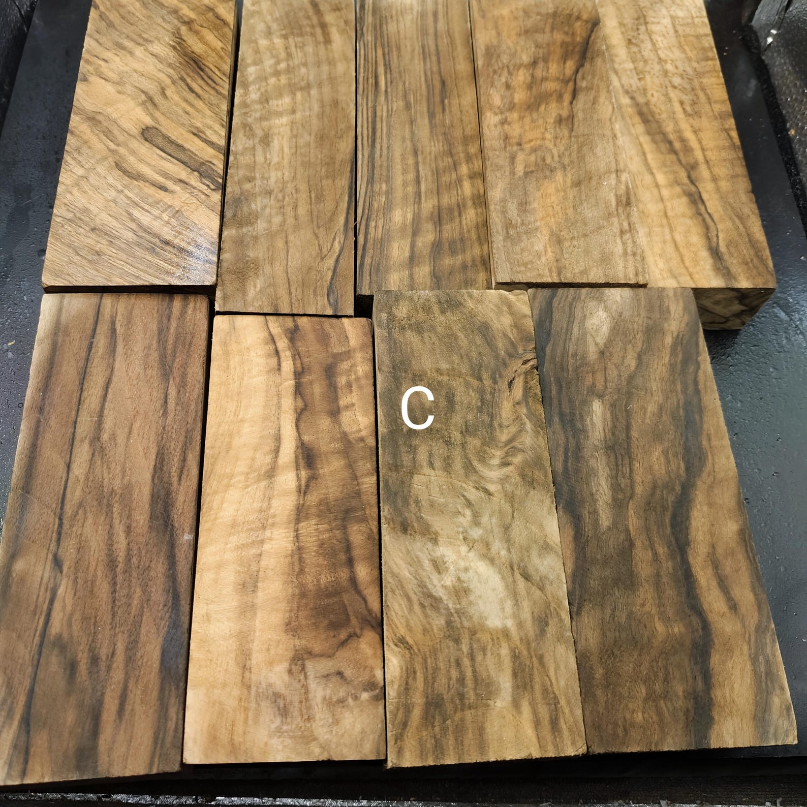 Turkish Walnut Wood Blank, Wood Burl Block for Knife Scales, Knife ...