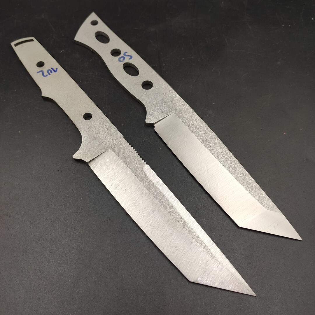 Tanto Knife Blade Blank, Heat Treated Knife Maker Supplies, Stainless ...