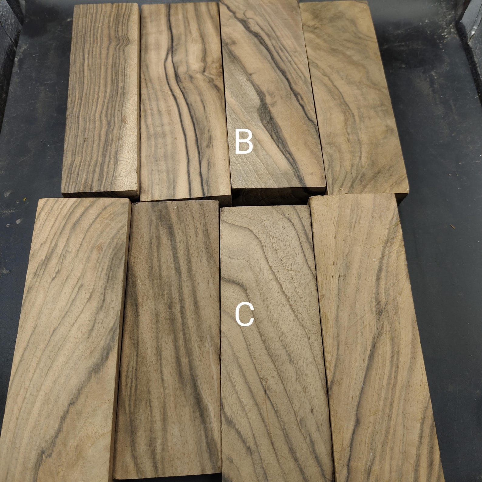 Turkish Walnut Wood Blank, Wood Burl Block for Knife Scales, Knife ...