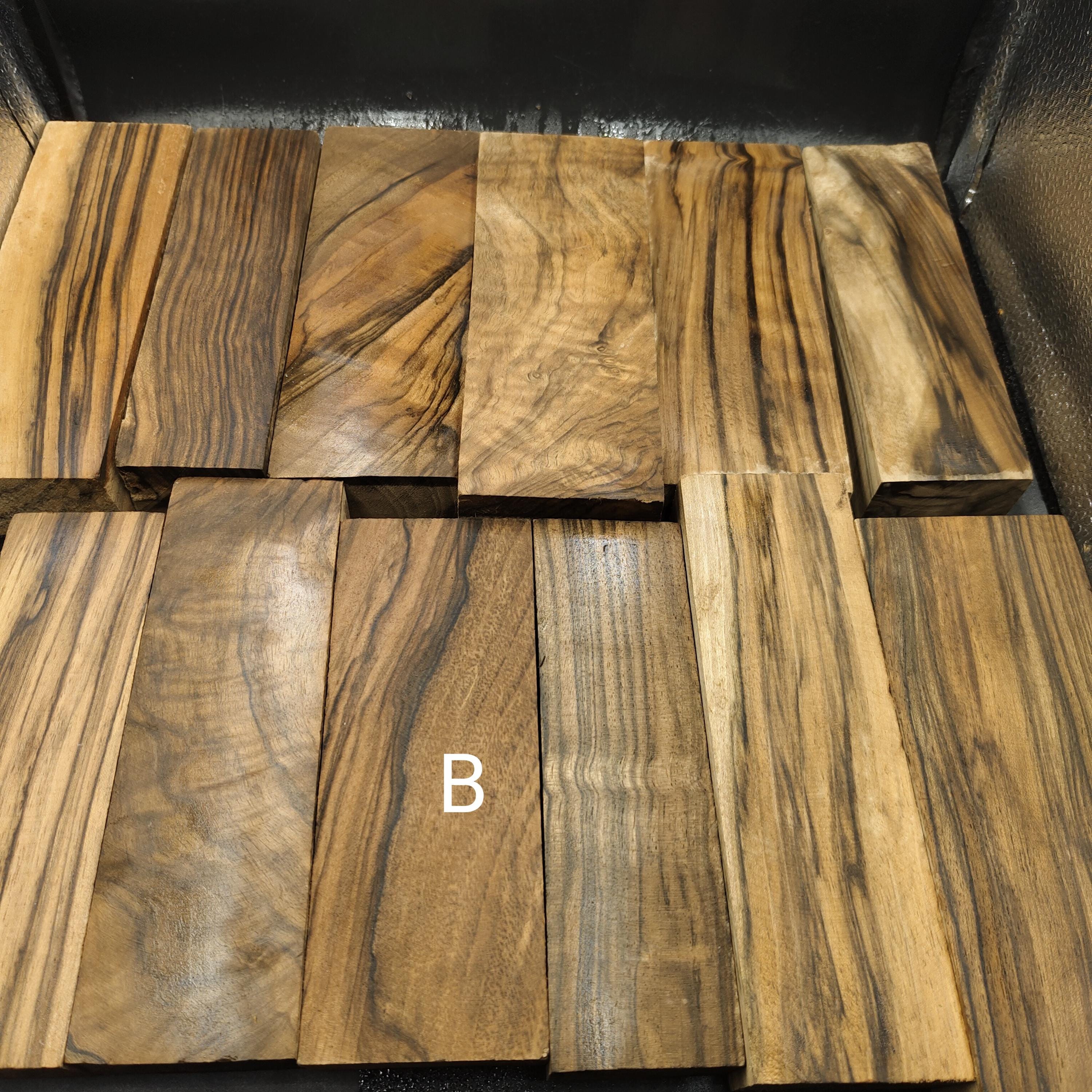 Turkish Walnut Wood Blank, Wood Burl Block for Knife Scales, Knife ...