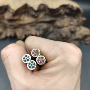 Mosaic Pin, Knife Making Brass Rods, Knife Maker Supplies , 6&8 Mm ...