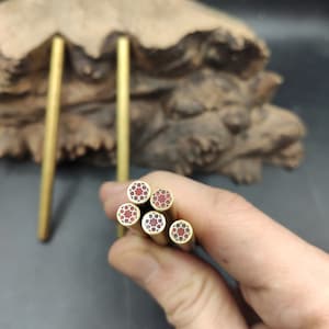 Mosaic Pin, Knife Making Brass Rods, Knife Maker Supplies , 6&8 Mm ...