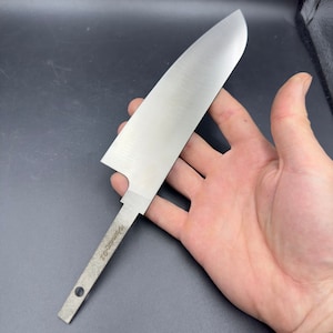 Vanax Steel Chef Knife Blanks, Full Flat Kitchen Blades, Knife Maker ...