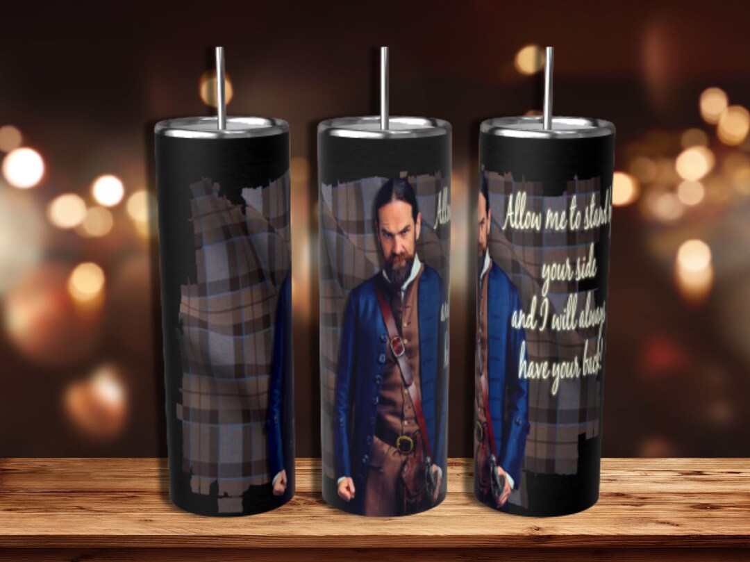 20oz Skinny Straight Murtagh Outlander Sublimation Tumbler Design Wrap ...