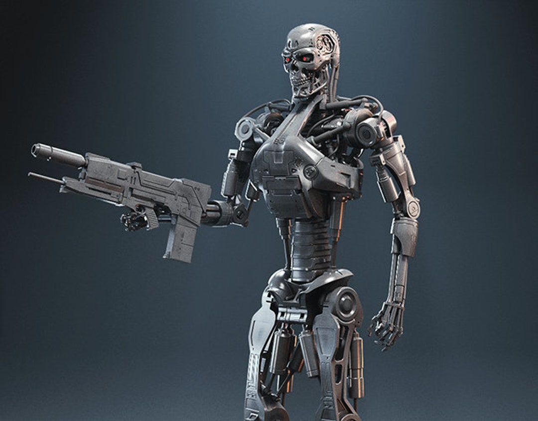 Terminator Endoskeleton Stl Terminator Endoskeleton Diorama - Etsy
