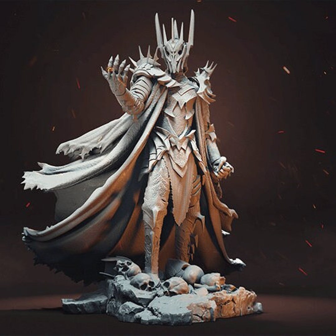 Sauron Stl Sauron 3d Model Sauron 3d Print Files Sauron Etsy