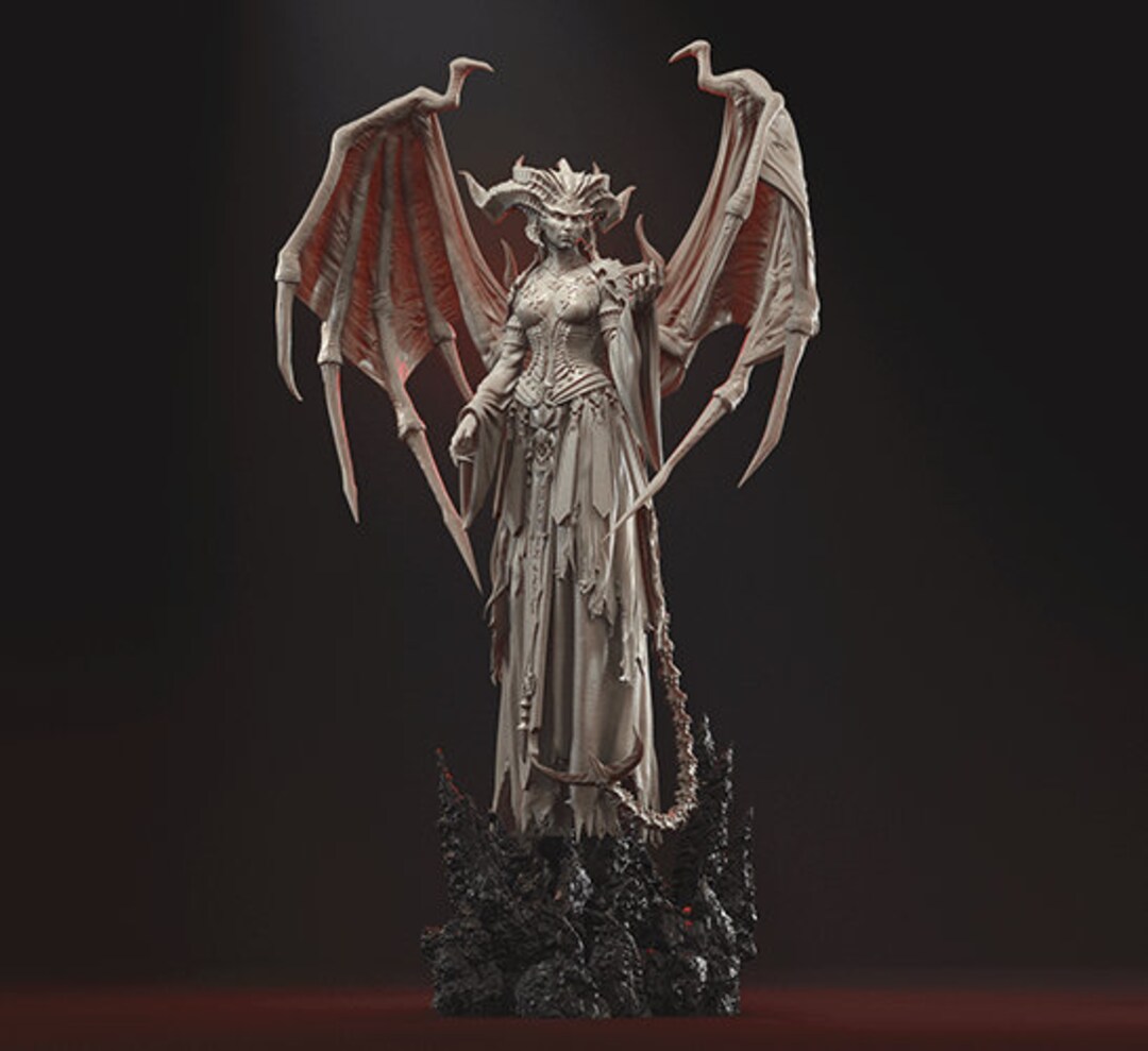 Diablo Lilith STL Model Lilith 3D Model Lilith 3D Print - Etsy Australia