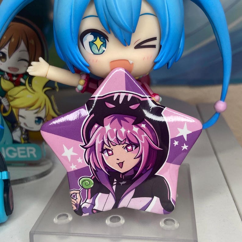 Project Sekai Wonderlands X Showtime Cyberpunk Pinback Star Buttons - Etsy