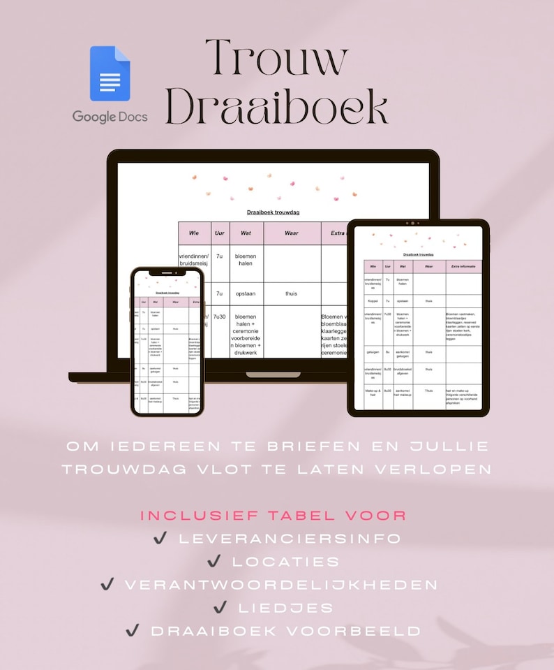 Wedding Script | Wedding Script Spreadsheet | Wedding Organization ...