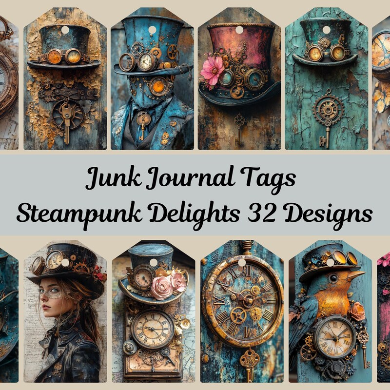 Steampunk Wall Clock - Etsy