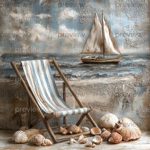 Vintage Seaside Junk Journal Digital Paper JPG Image Scrapbook ...