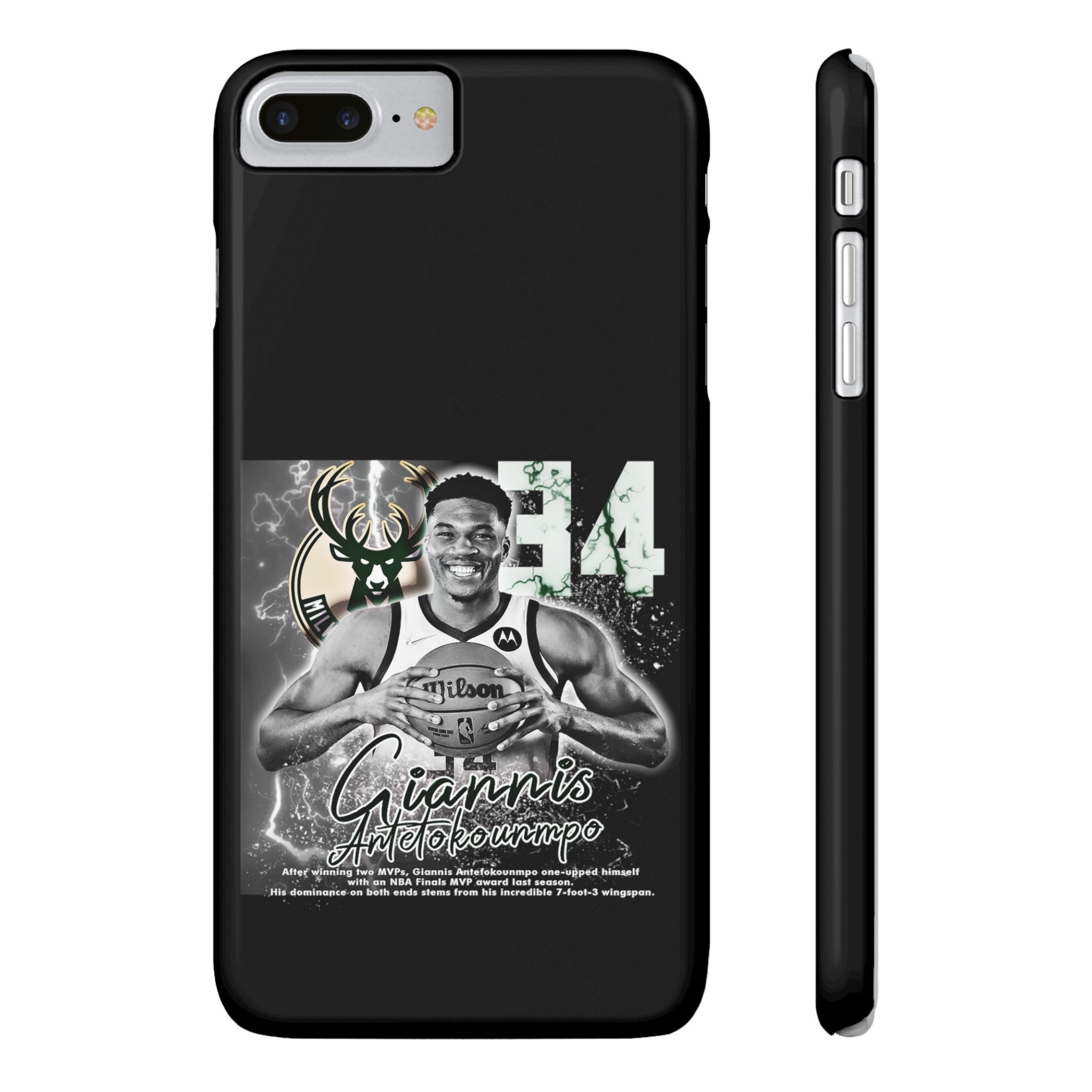 Giannis Antetokounmpo Milwaukee Bucks Phone Case for iPhone 15, 14, 13 ...