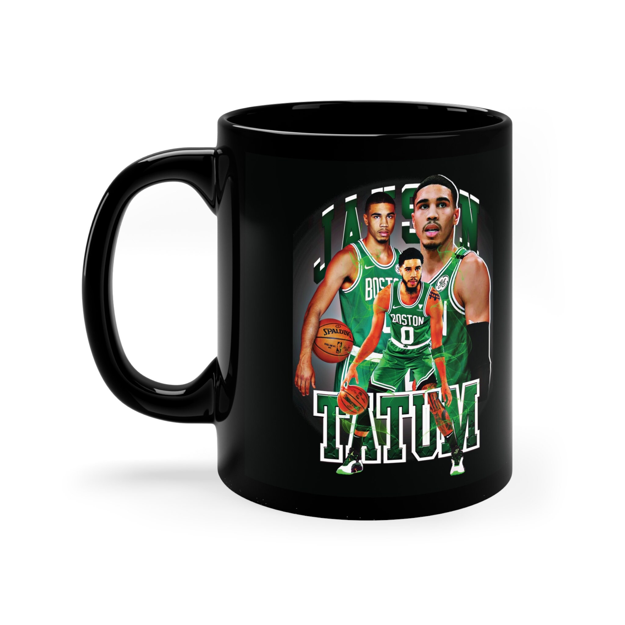 Jason Jay Tatum Boston Celtics Vintage Mug, NBA 90s Rap Style Graphic ...