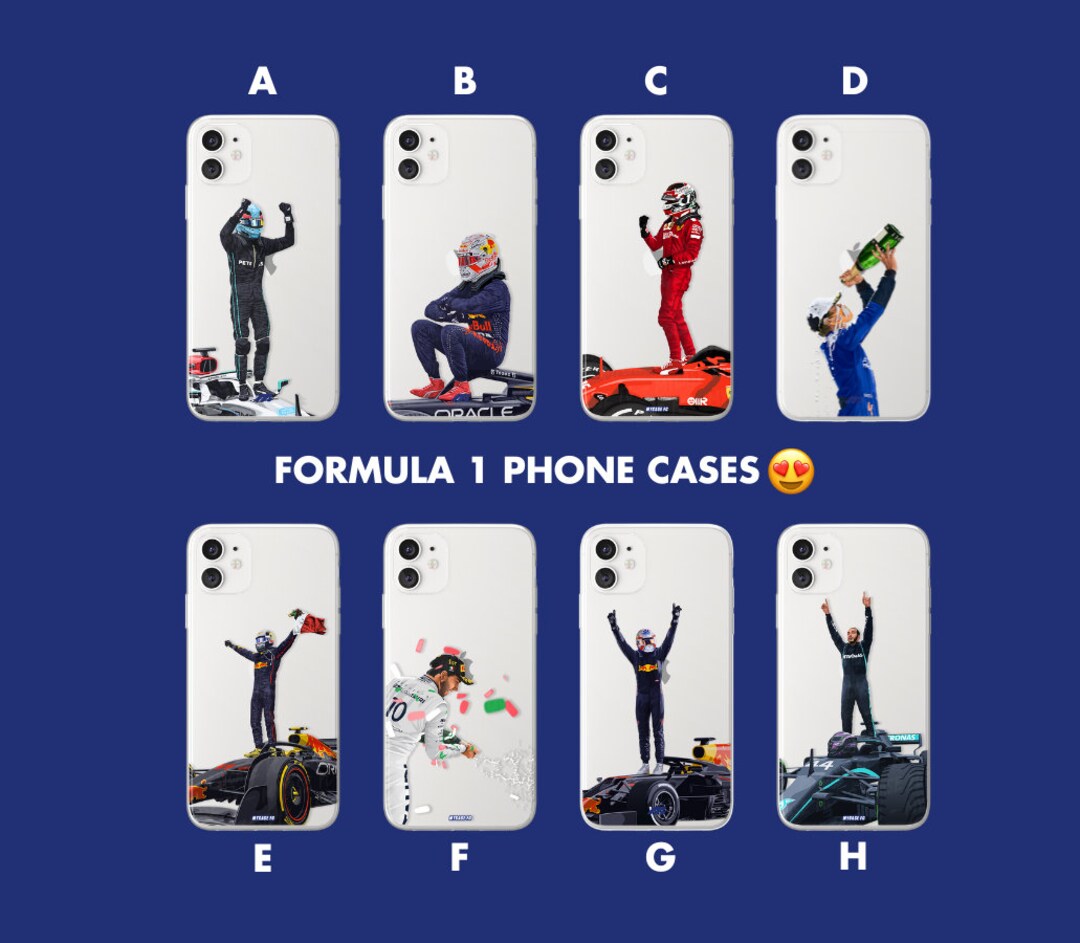 Formula 1 Custom Phone Case for iPhone 15, 14, 13, 12 Pro, Samsung S24 ...