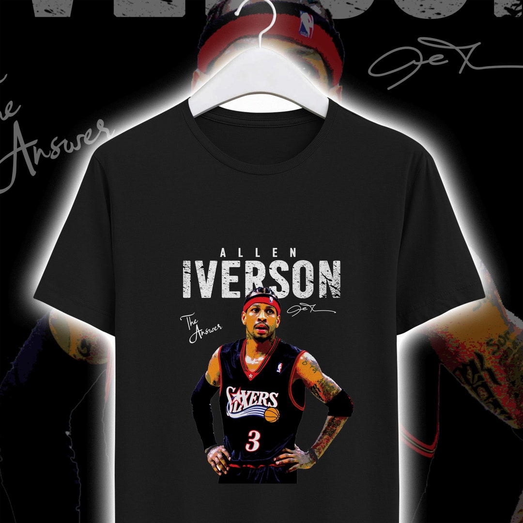 Allen Iverson Philadelphia Sixers 76ers Vintage T-shirt Jam 90's ...