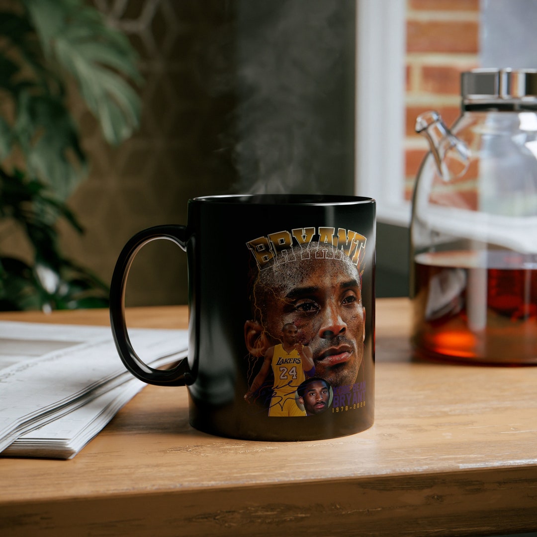 Kobe Bryant Los Angeles Lakers Mamba Vintage Mug, NBA 90s Rap Style ...