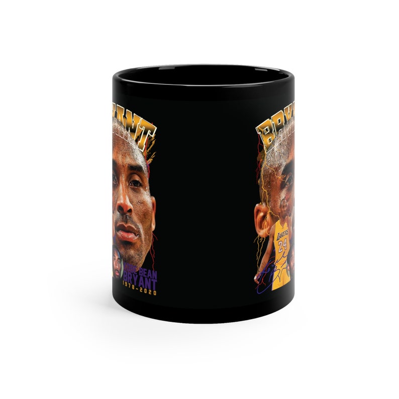 Kobe Bryant Los Angeles Lakers Mamba Vintage Mug, NBA 90s Rap Style ...